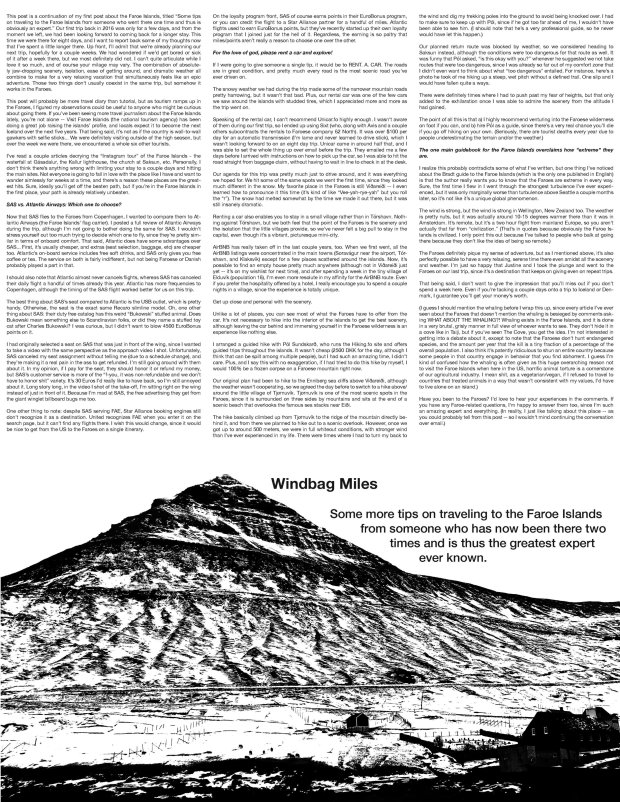 Wait, there’s a Windbag Miles podcast? Yes, it’s called the Windbag ...